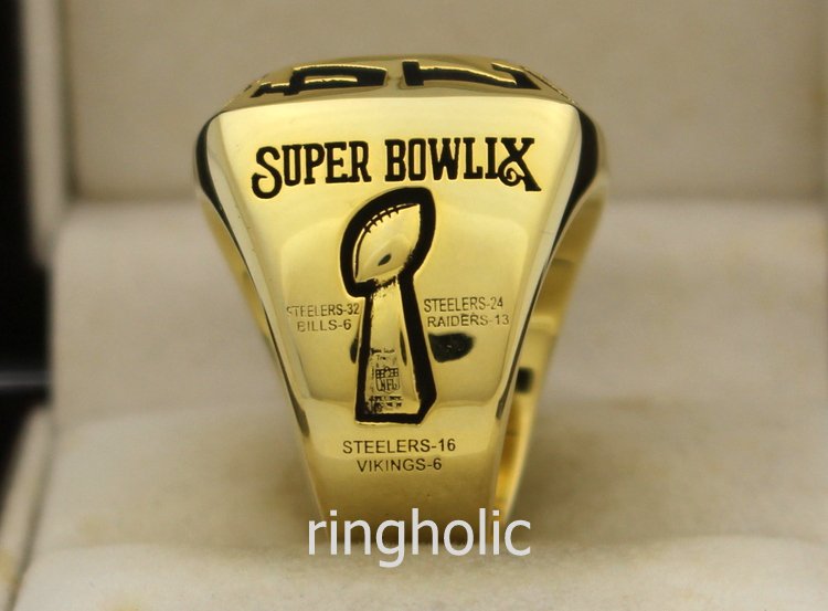 1974 Pittsburgh Steelers NFL Super Bowl Championship Rings Ring