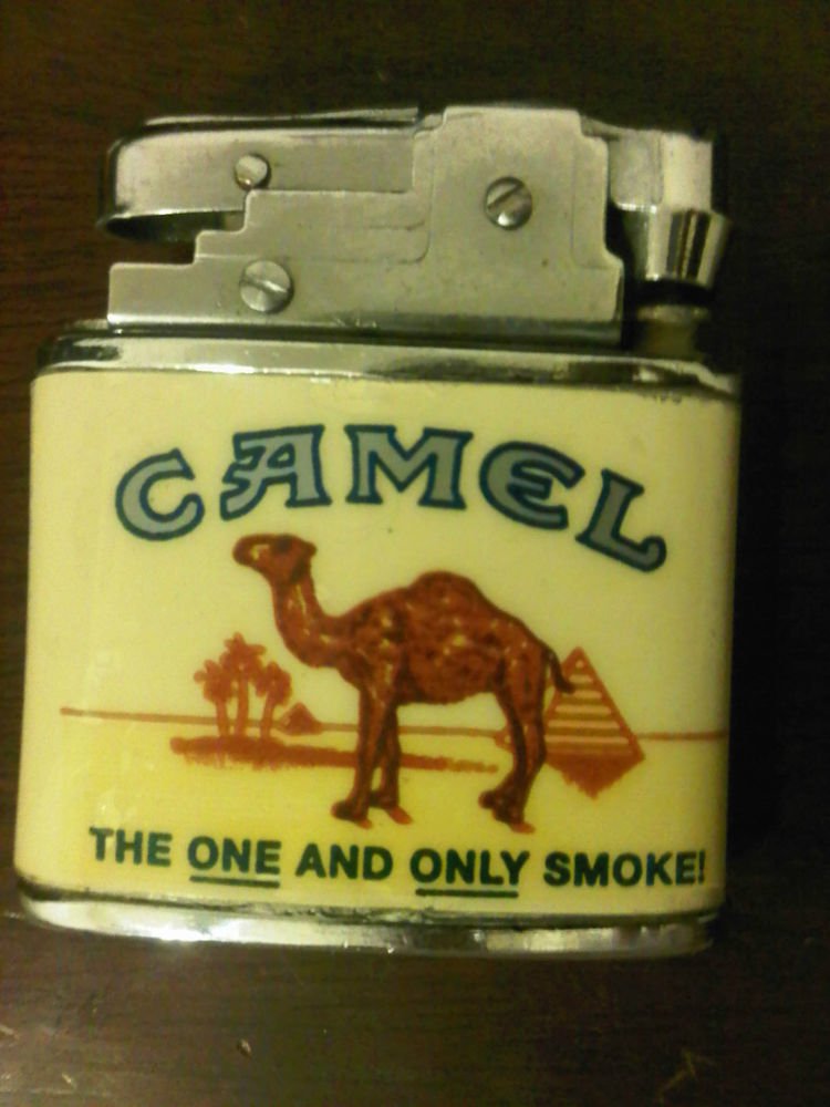 Inert Vtge 1995 Rjrtc Camel Advertising Cigarette Lighter Tobacco