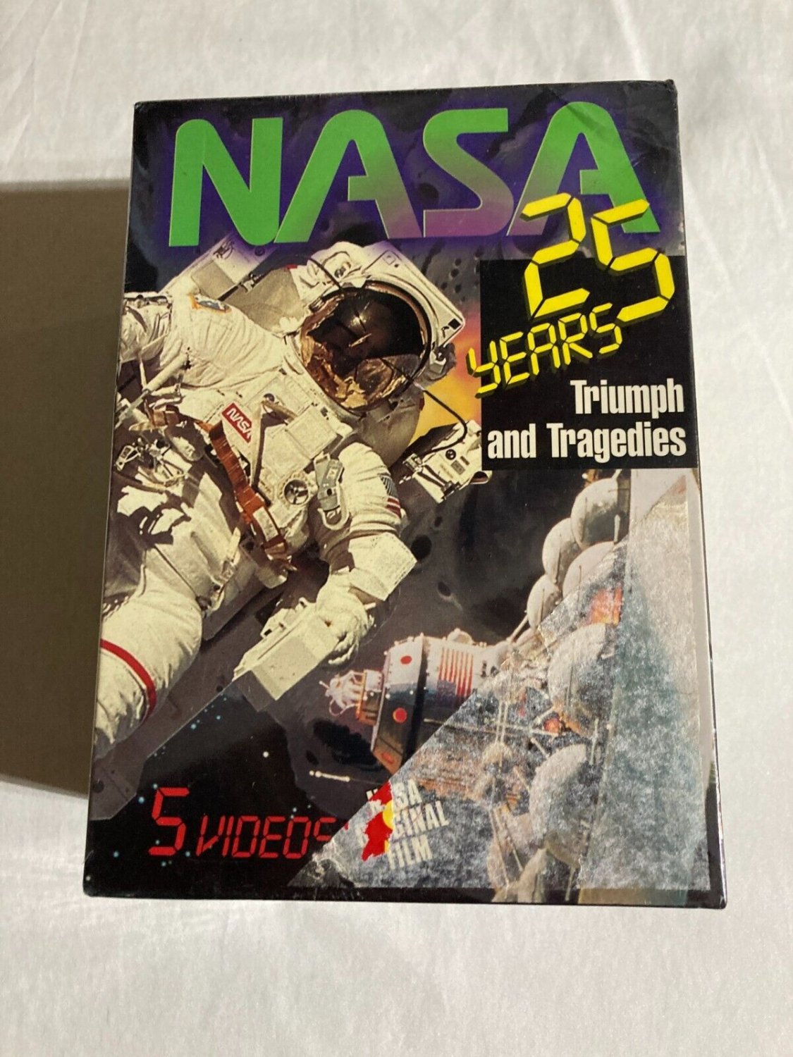 NASA 25 Years: Greatest Show In Space 1999 Box Set 4 x VHS New-Sealed