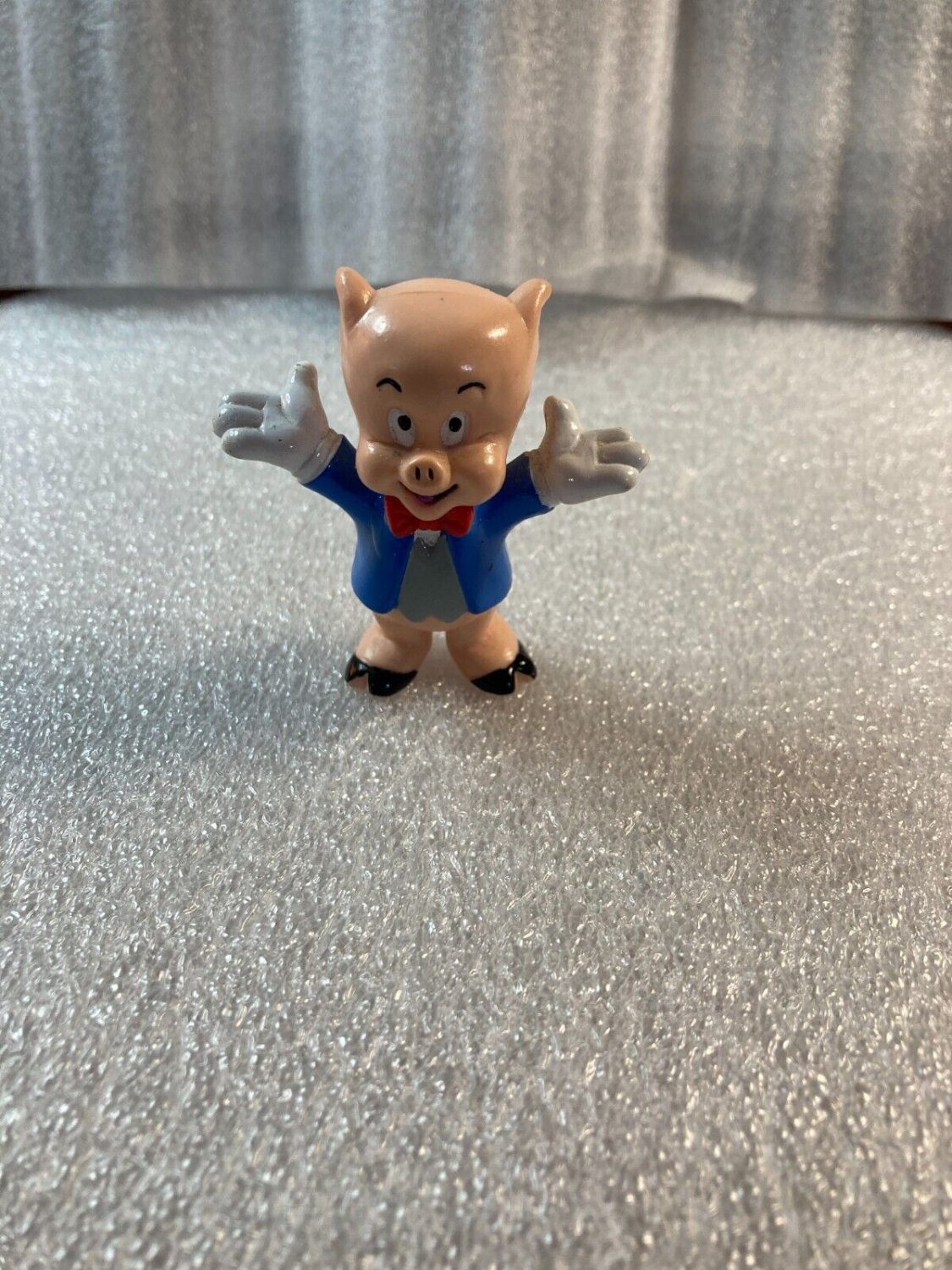 Looney Tunes Porky Pig 2.25” PVC Figure Toy 1990 Applause Vintage ~M-472