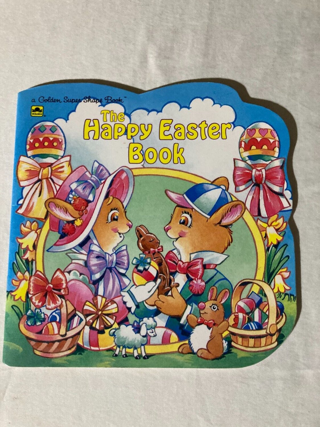 A Golden Shape Book - The Happy Easter Book 1985 Vintage
