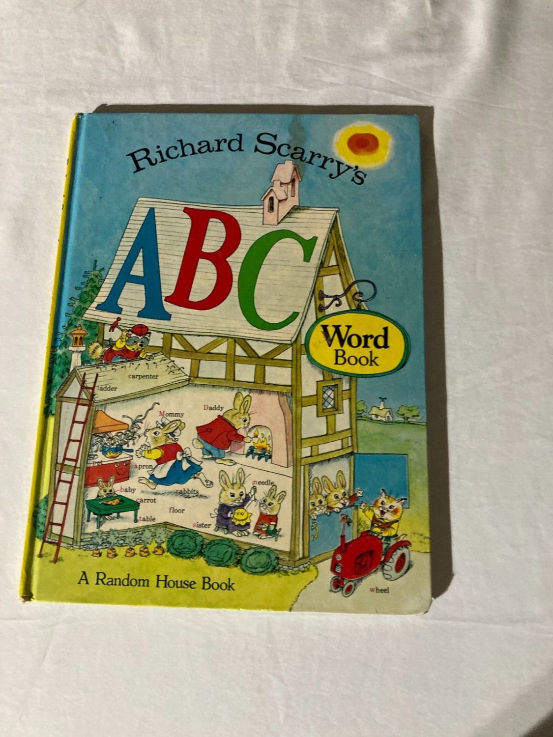 Richard Scarry's ABC word book/ VTG/ hardback/ animals letters ...