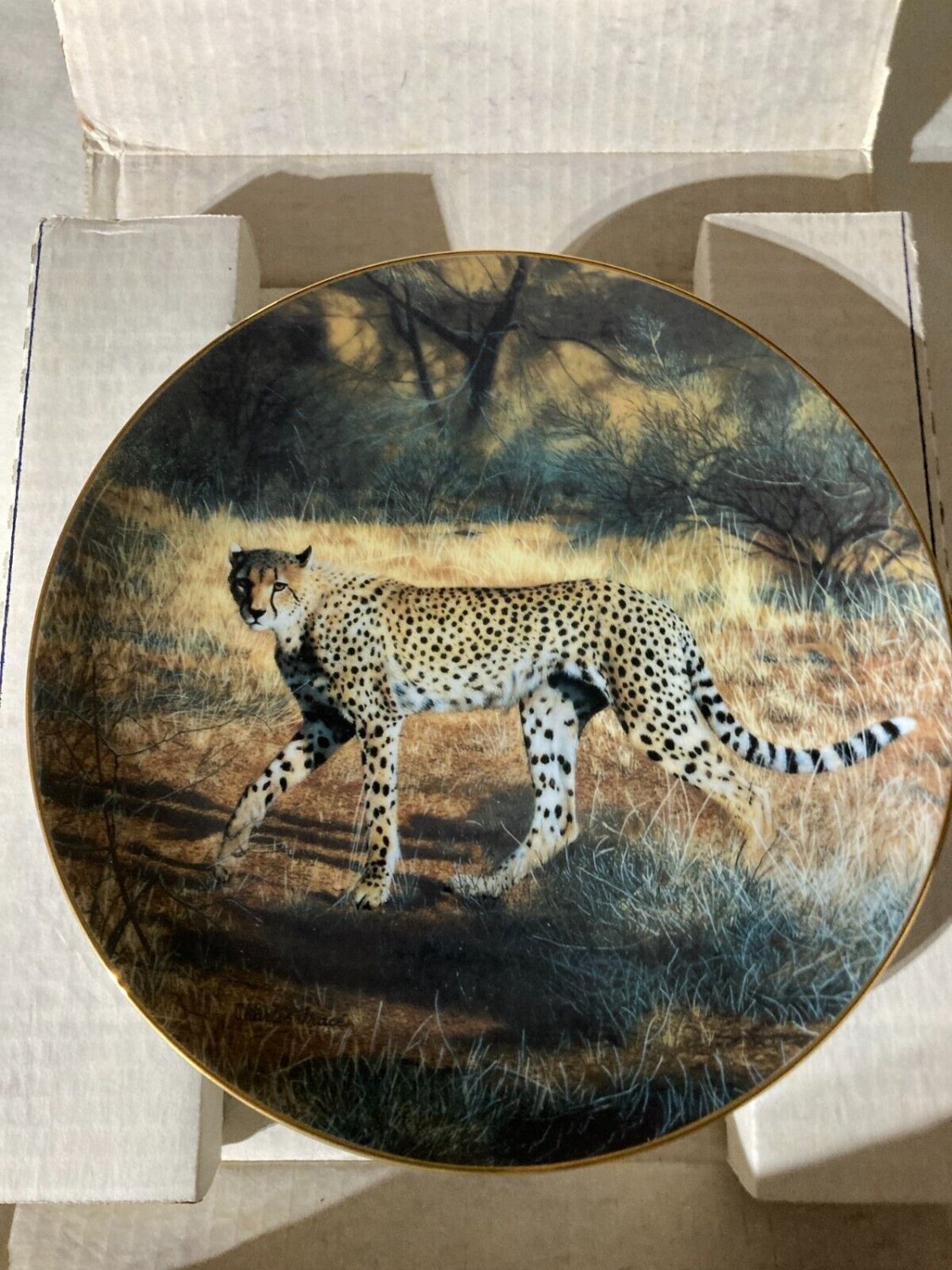 The World's Most Magnificent Cats/The Cheetah Plate, W.S. George~New