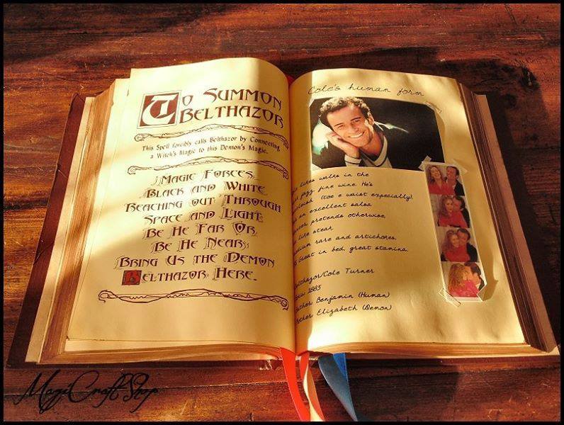 CHARMED Book of Shadows with ORIGINAL PAGES in english - BIG SIZE