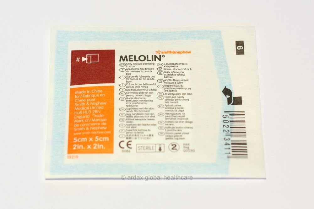 MELOLIN DRESSING 5 X 5 CM 10 PCS IDEAL IN FIRST AID