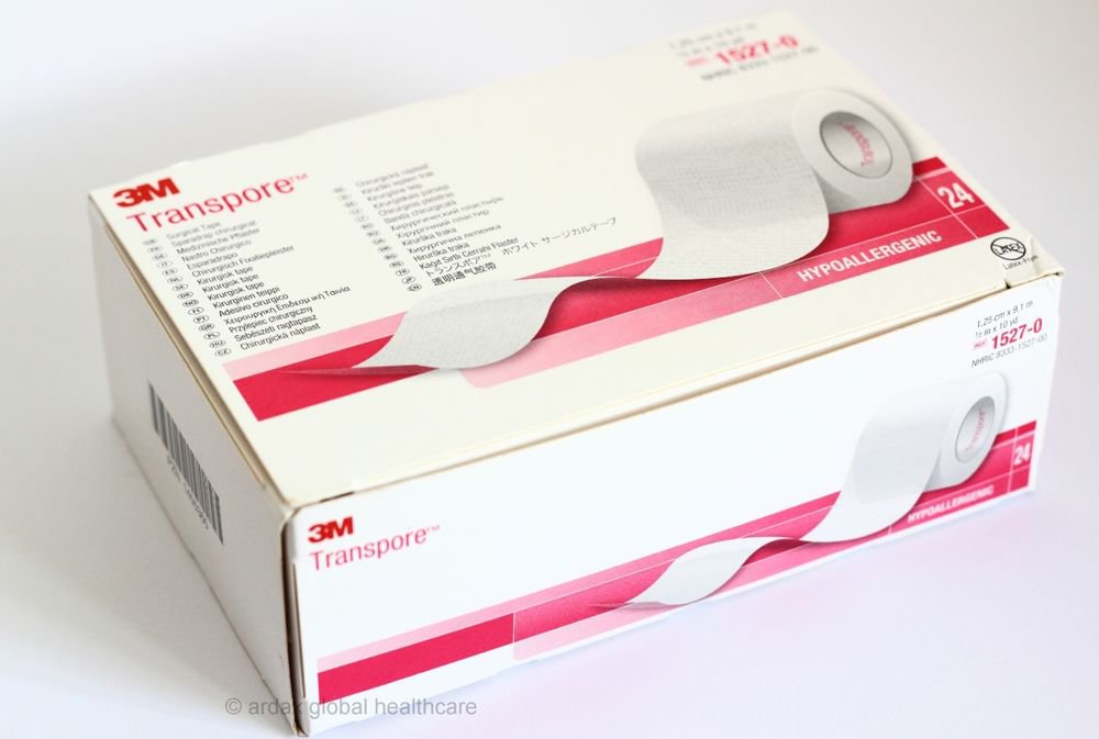 TRANSPORE TAPE 1.25CM X 9.1M X24 ROLLS GENUINE 3M BRAND