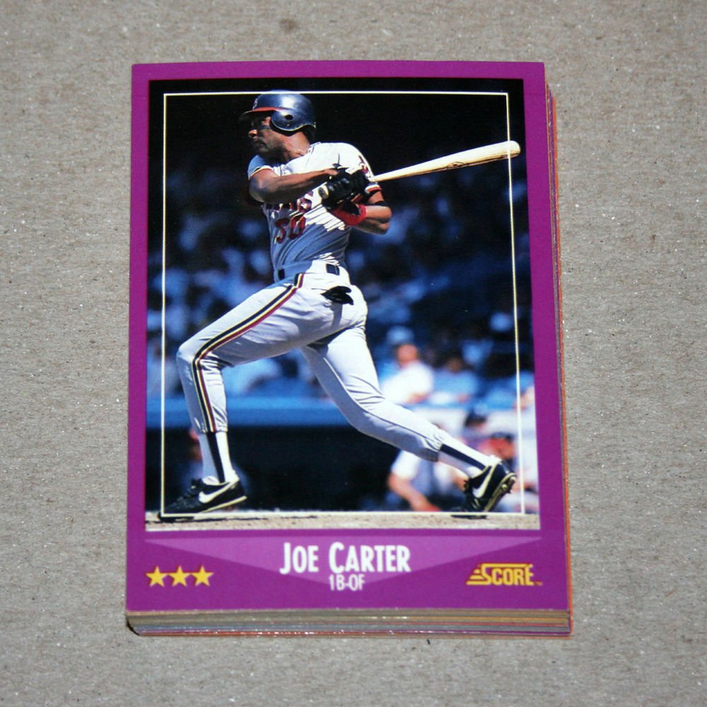 1988 SCORE BASEBALL - Cleveland Indians Team Set + Rookie & Traded Series