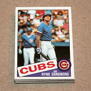 1985 TOPPS BASEBALL - Chicago Cubs Team Set + Traded Series