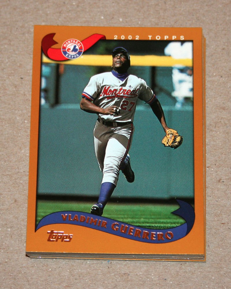 2002 TOPPS BASEBALL - Montreal Expos Team Set (Series 1 & 2)