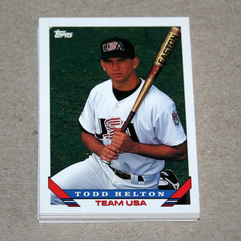 1993 TOPPS BASEBALL - Team USA Complete Set