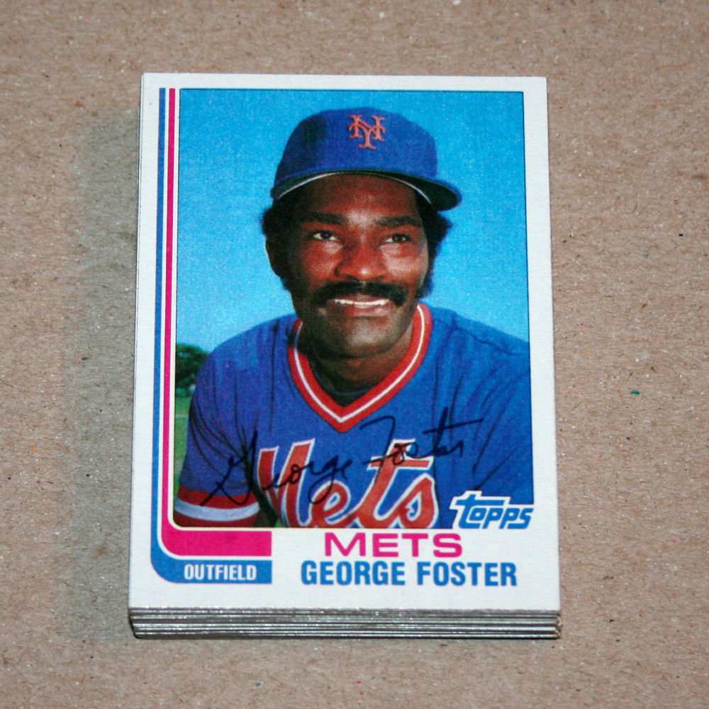 1982 TOPPS BASEBALL - New York Mets Team Set + Traded Series