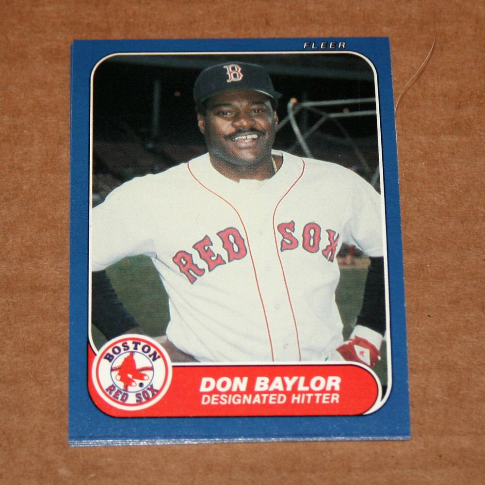 1986 FLEER BASEBALL - Boston Red Sox Team Set (Update Series Only)