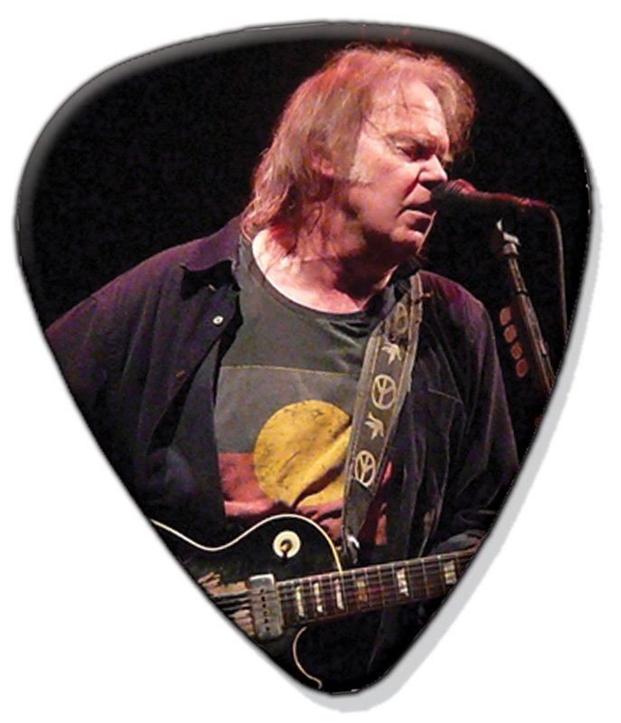 Neil Young 1 Loose Playable Guitar Pick Plectrum Licensed Live ...