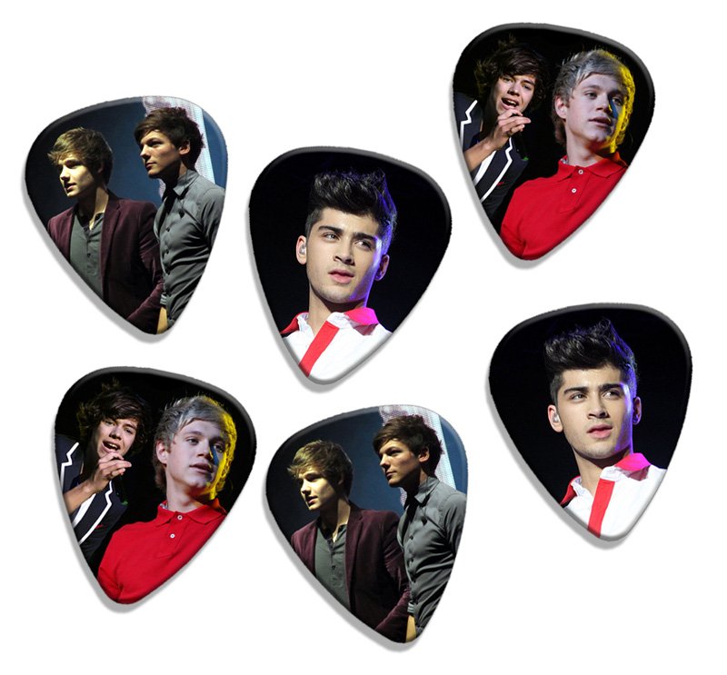 One Direction 6 Loose Playable Guitar Pick Plectrum Licensed Live ...