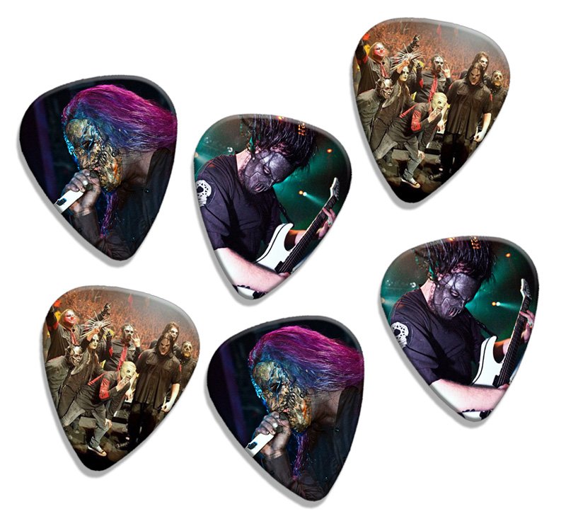 Slipknot 6 Loose Playable Guitar Pick Plectrum Licensed Live Performance A
