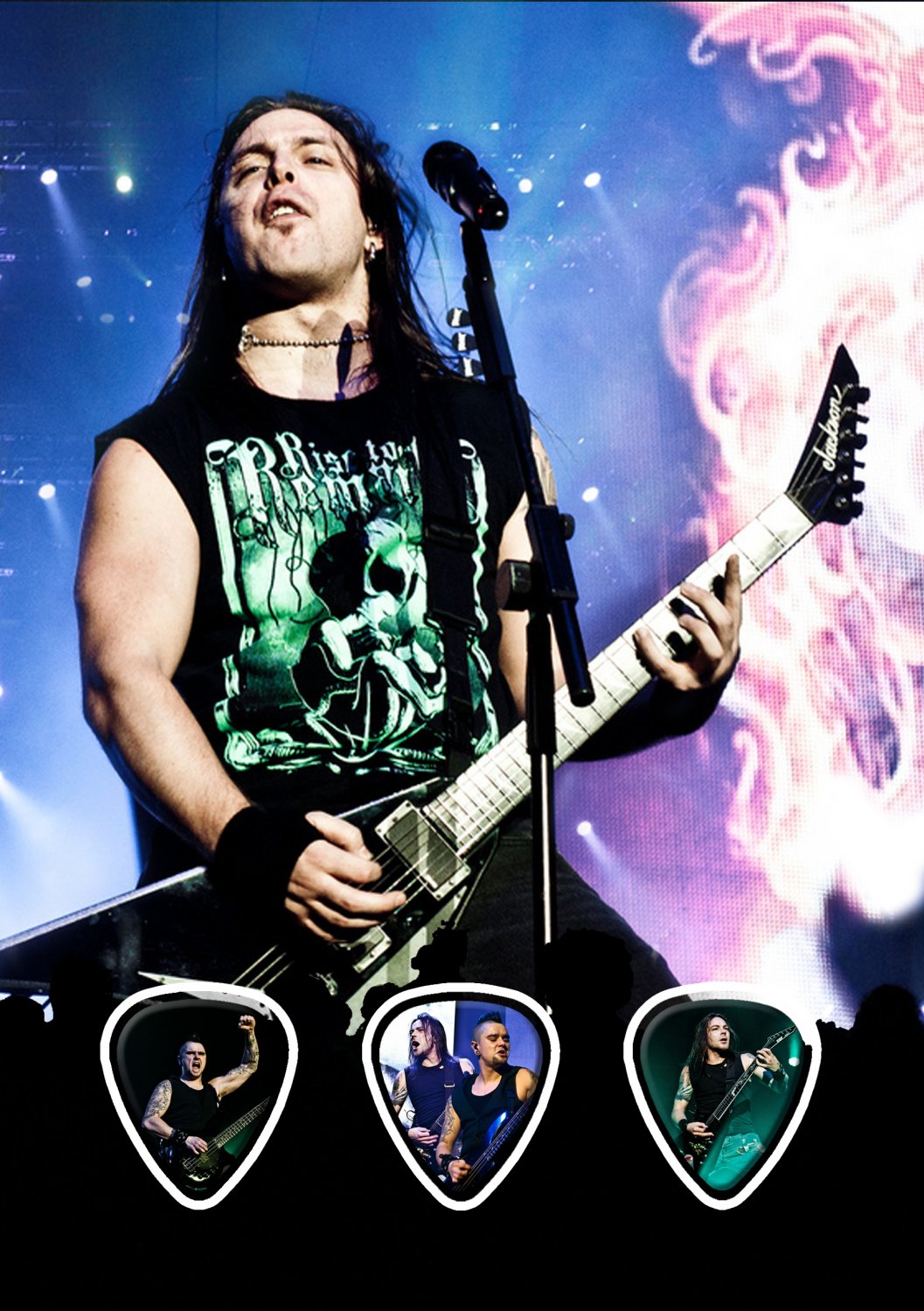 Bullet For My Valentine Framed & Matted Licensed Live Performance ...