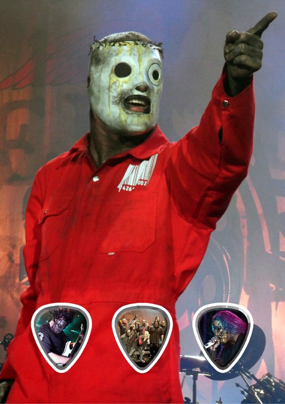 Slipknot Licensed Live Performance Guitar Picks Set Display