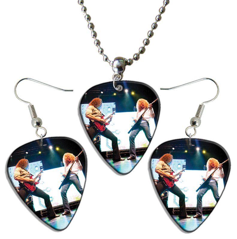 Megadeth Dave Mustaine Guitar Pick Plectrum Playable Earrings ...