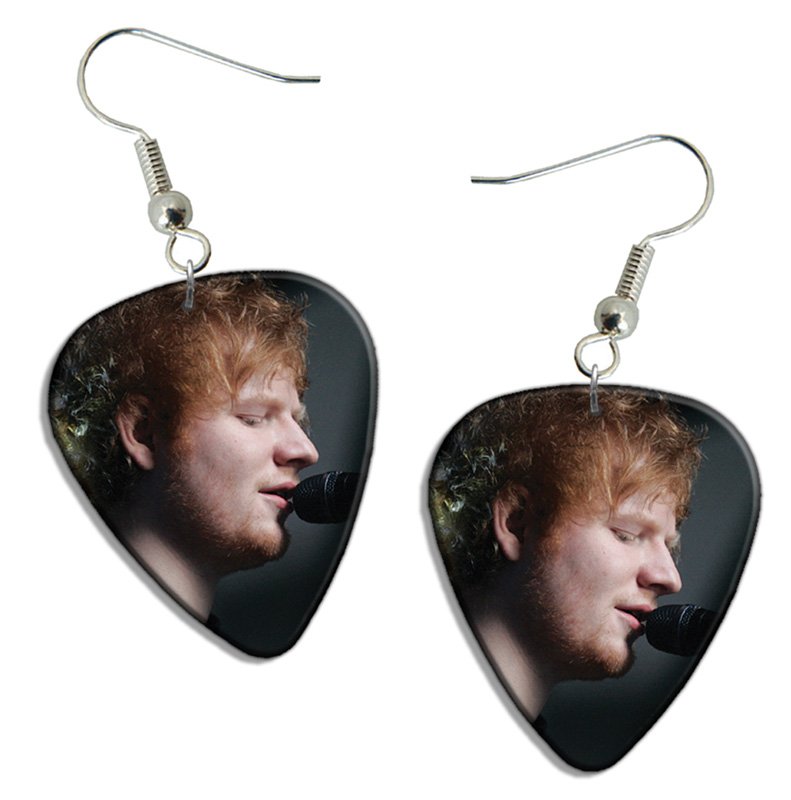Ed Sheeran Guitar Pick Plectrum Playable Earrings Licensed Live ...