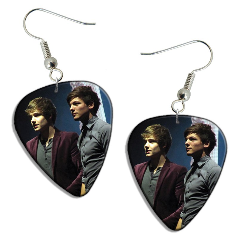 One Direction Guitar Pick Plectrum Playable Earrings Licensed Live ...