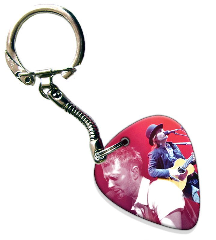 Radiohead Thom Yorke Guitar Pick Plectrum Playable Key Ring Licensed ...