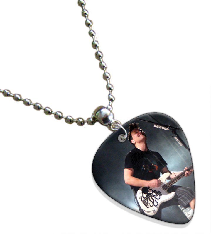 Blink 182 Guitar Pick Plectrum Chain Playable Necklace Licensed Live ...