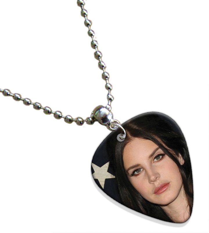 Lana Del Rey Guitar Pick Plectrum Chain Playable Necklace Licensed Live ...