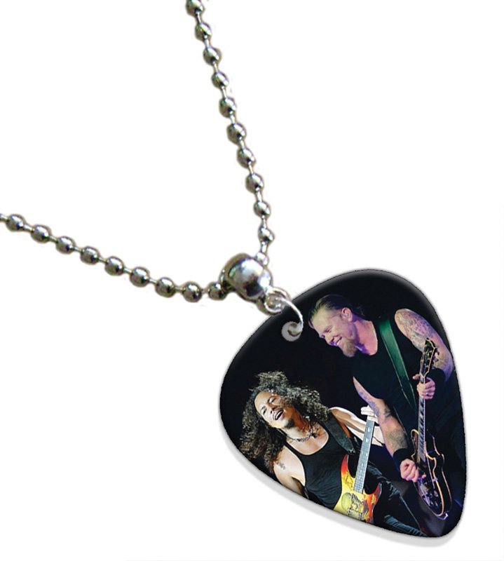 Metallica Guitar Pick Plectrum Chain Playable Necklace Licensed Live ...