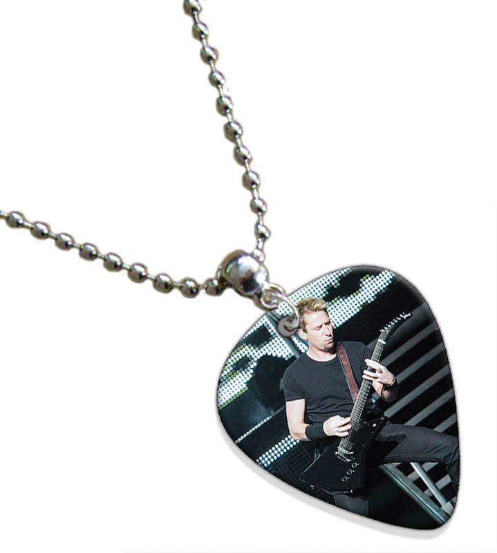 Nickelback Chad Kroeger Guitar Pick Plectrum Chain Playable Necklace ...