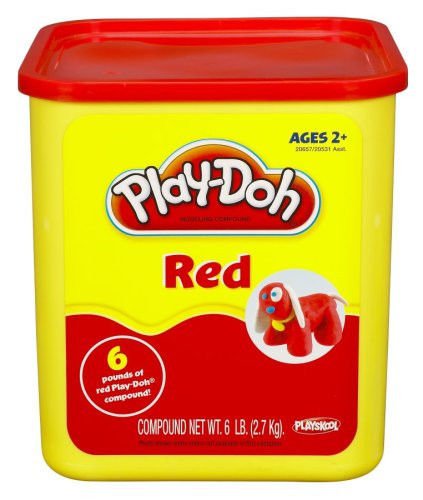 NEW PLAY-DOH 6 LB CONTAINER - RED