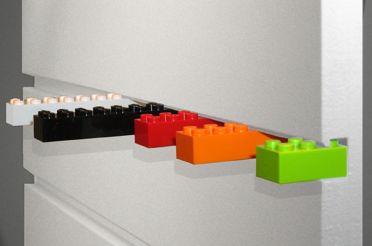 BRICK RACK Model 7 LEGO Minifigure Wall Display Case