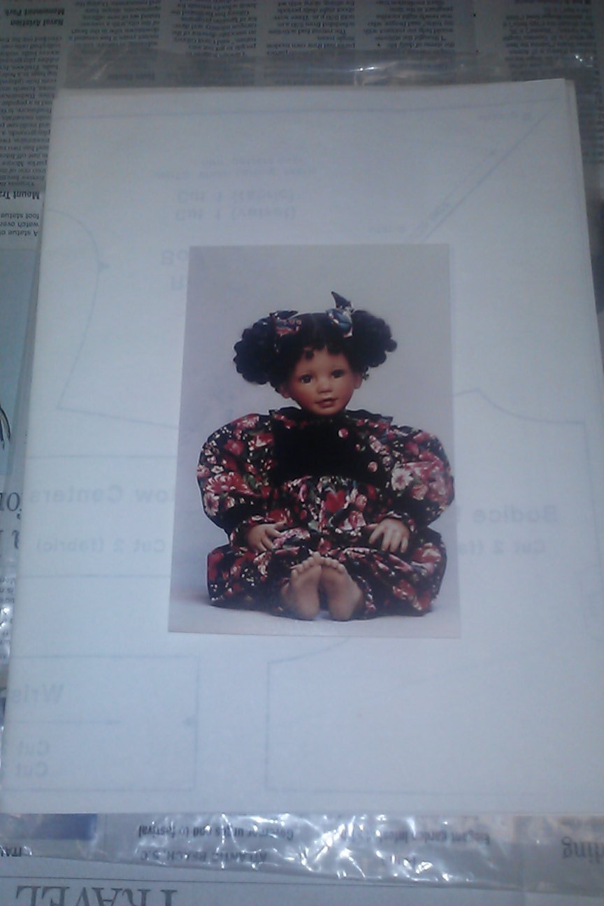 TAMIKAS JUMPSUIT DOLL PATTERN AFRICAN AMERICAN Instructions & Patterns