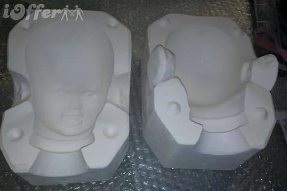 TUDI LYNN MAVIS FACE SNIDER DOLL HEAD Ceramic Casting Mold Porcelain ...