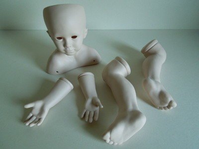 SET OF MANDY ARMS 1992 #132C THE DOLL ARTWORKS 6" HANDS MOLD