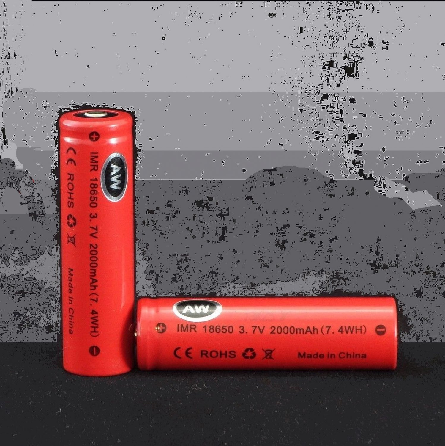 2 pcs AW IMR 18650 2000mAh battery vape Mechanical Mods cig