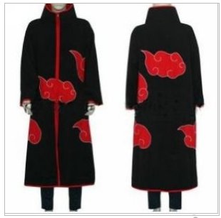 Naruto Akatsuki cloak Pain Cosplay Costume (include cloak,headband and ...