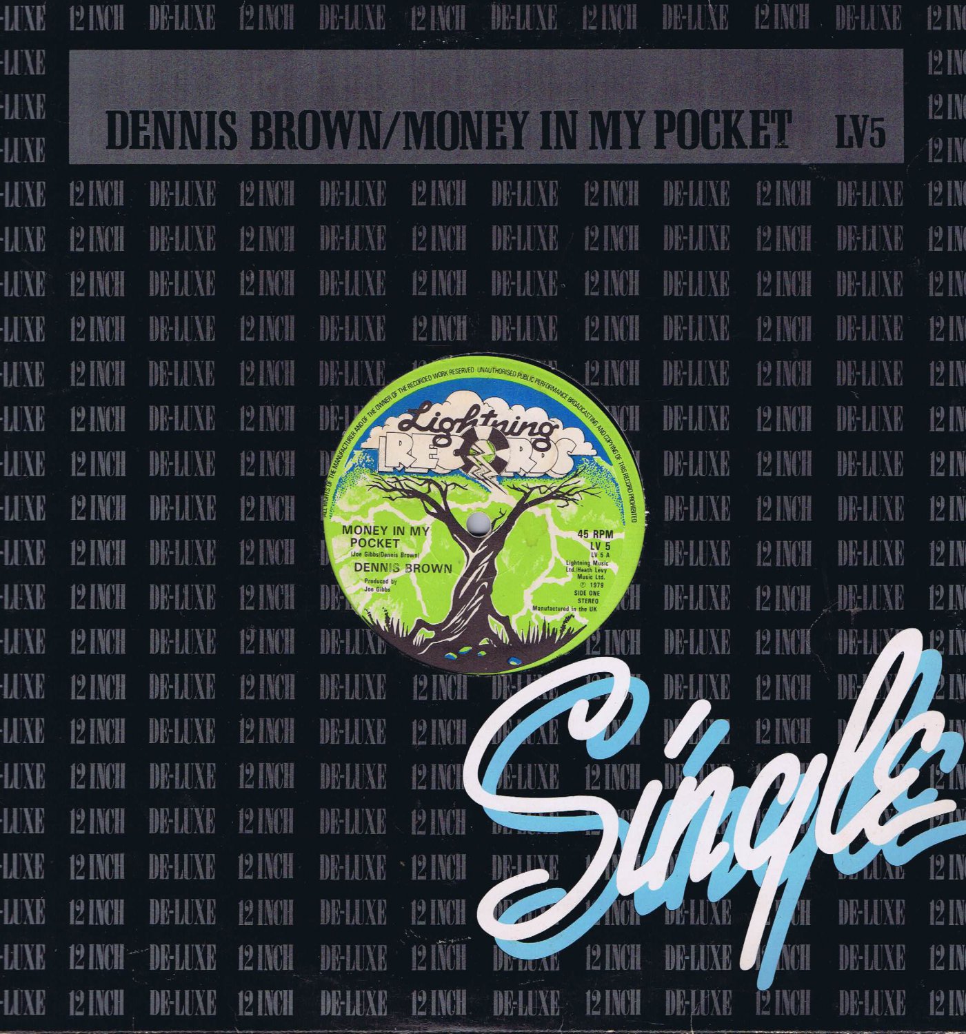 Dennis Brown Money In My Pocket Lv5 12 Inch Vinyl Record