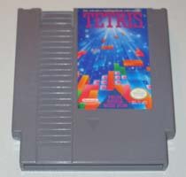 Tetris Original 8-bit Nintendo NES Game cartridge