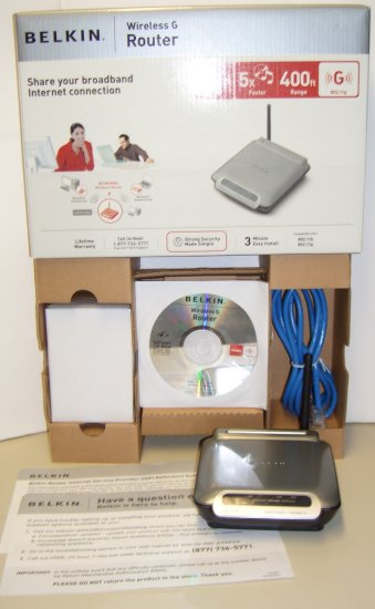 Belkin Wireless G router in Box ver. 6002