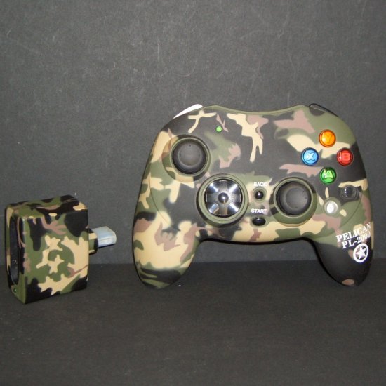 Pelican PL-2000 Xbox Blade 2.4 GHz Camo Wireless Controller