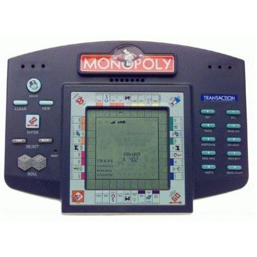 MONOPOLY HANDHELD ELECTRONIC GAME 1997 Hasbro