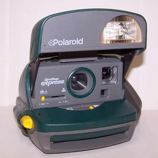 Polaroid One Step Express Instant 600 Camera, Hunter Green