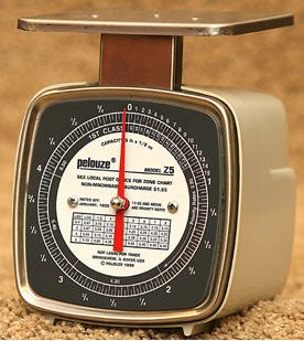 Pelouze Postal/Package Scale Model Z5 5 Lb Capacity