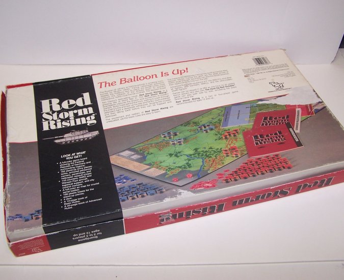 Red Storm Rising Board Game 1989