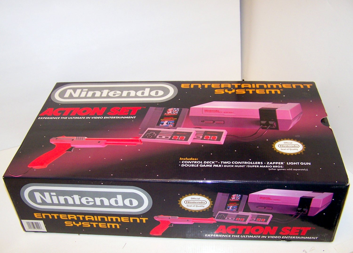 Original Nintendo NES entertainment system Complete Action Set in box ...