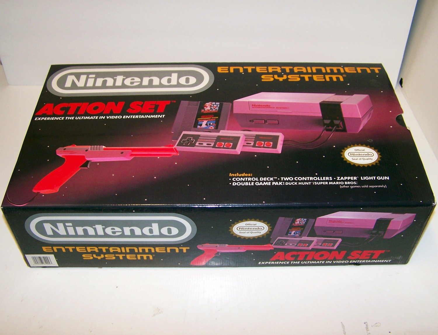 Original Nintendo NES entertainment system Complete Action Set in box ...