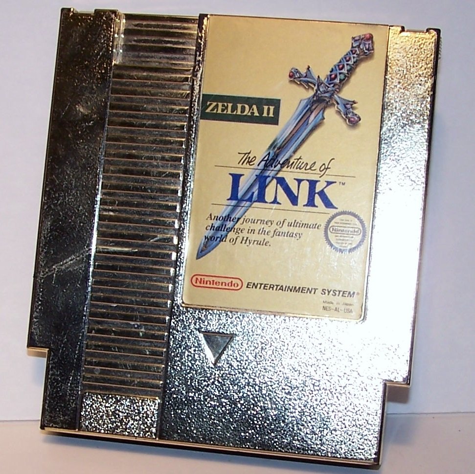 Zelda II Adventures of Link Original 8-bit Nintendo NES Game Cartridge