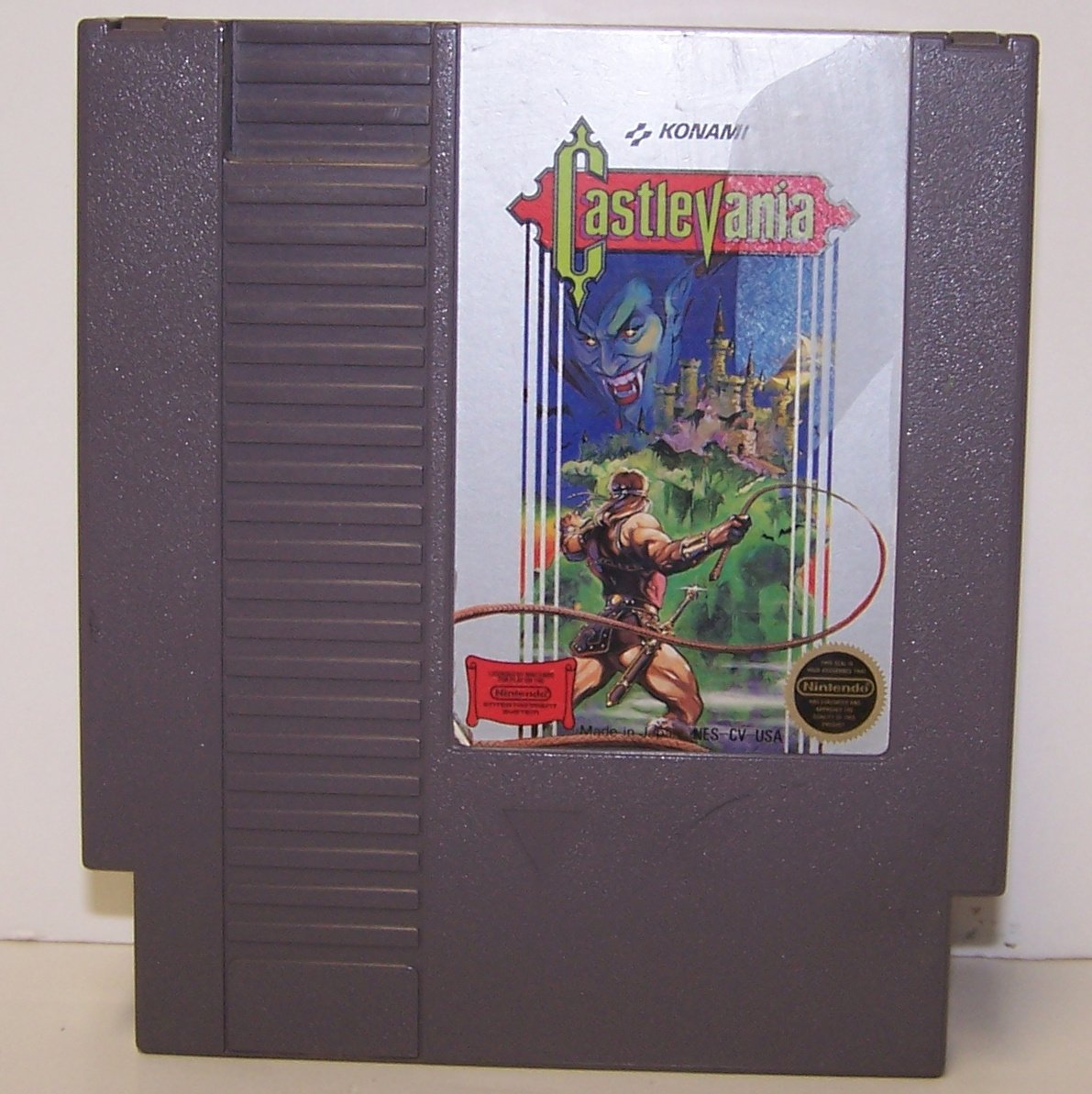 Castlevania ~ Original 8-bit Nintendo NES Game Cartridge and instructions