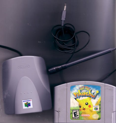 Hey You Pikachu 64 Game N64 Nintendo 64 Game Cartridge with Microphone