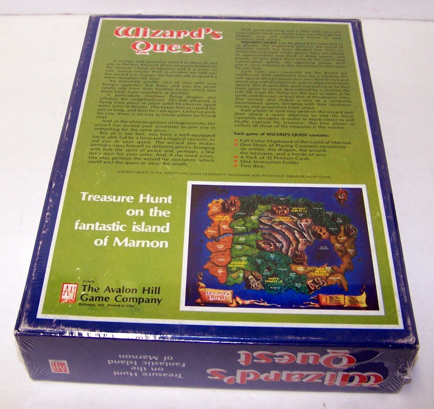 Wizard's Quest Bookcase Game by Avalon Hill